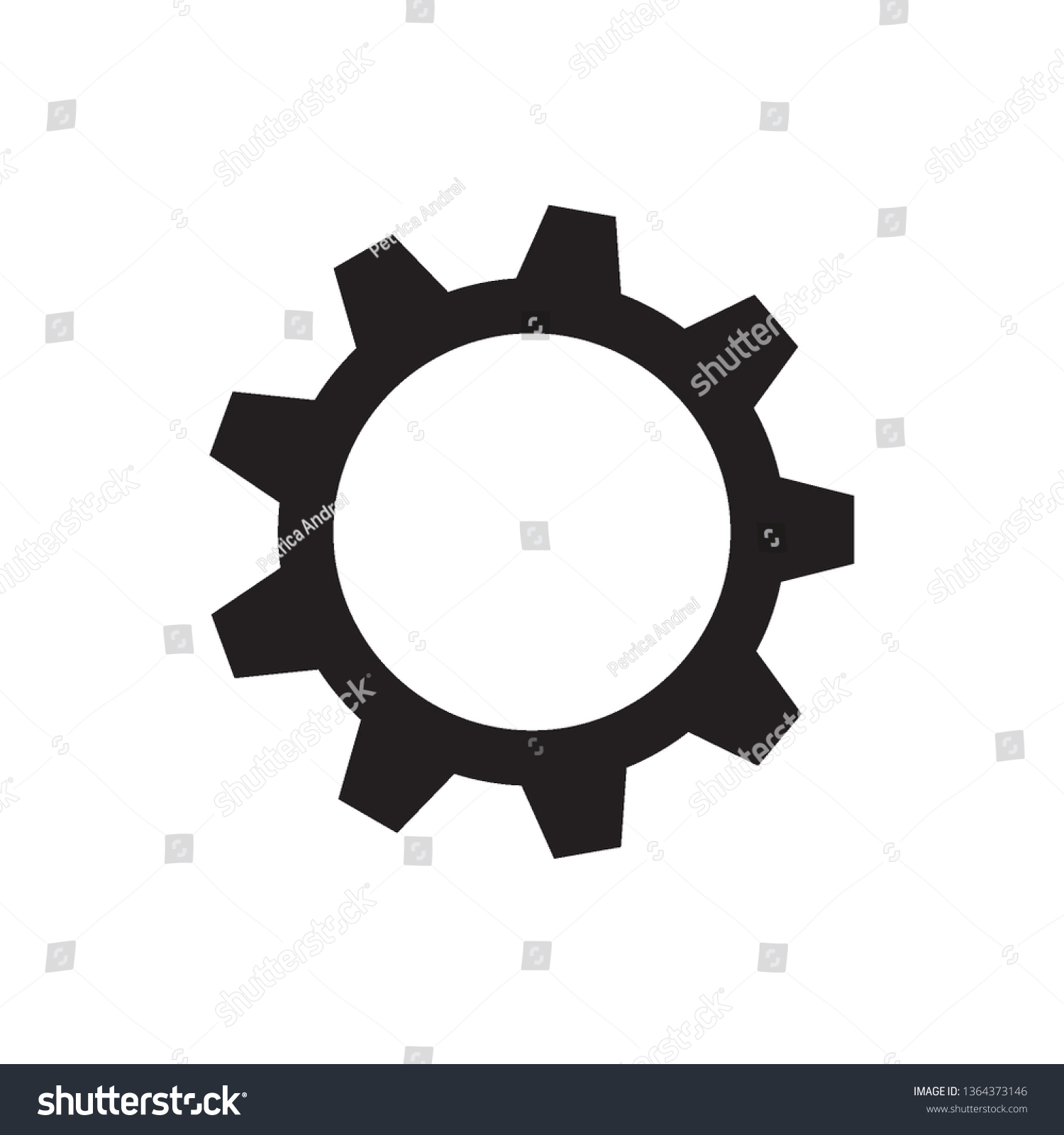 Gear Wheel Vector Stock Vector (Royalty Free) 1364373146 | Shutterstock