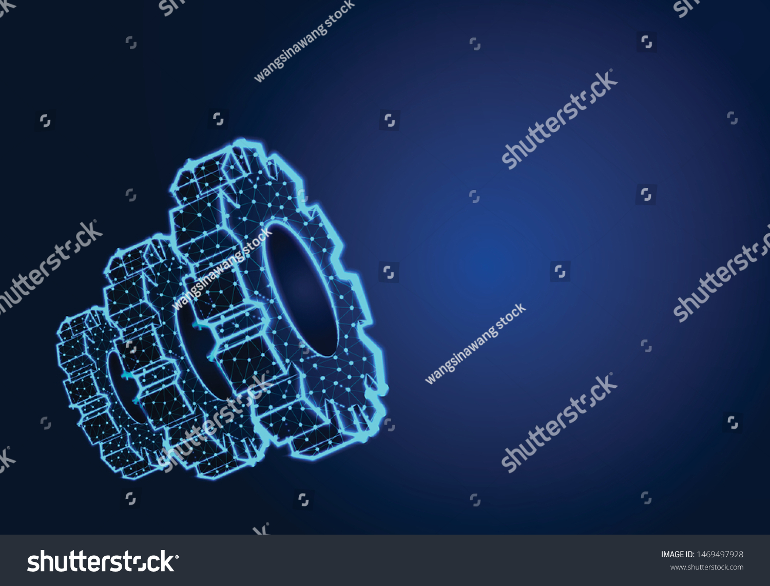 Gearsmechanical Technology Machine Engineering Symbol Industry Stock ...
