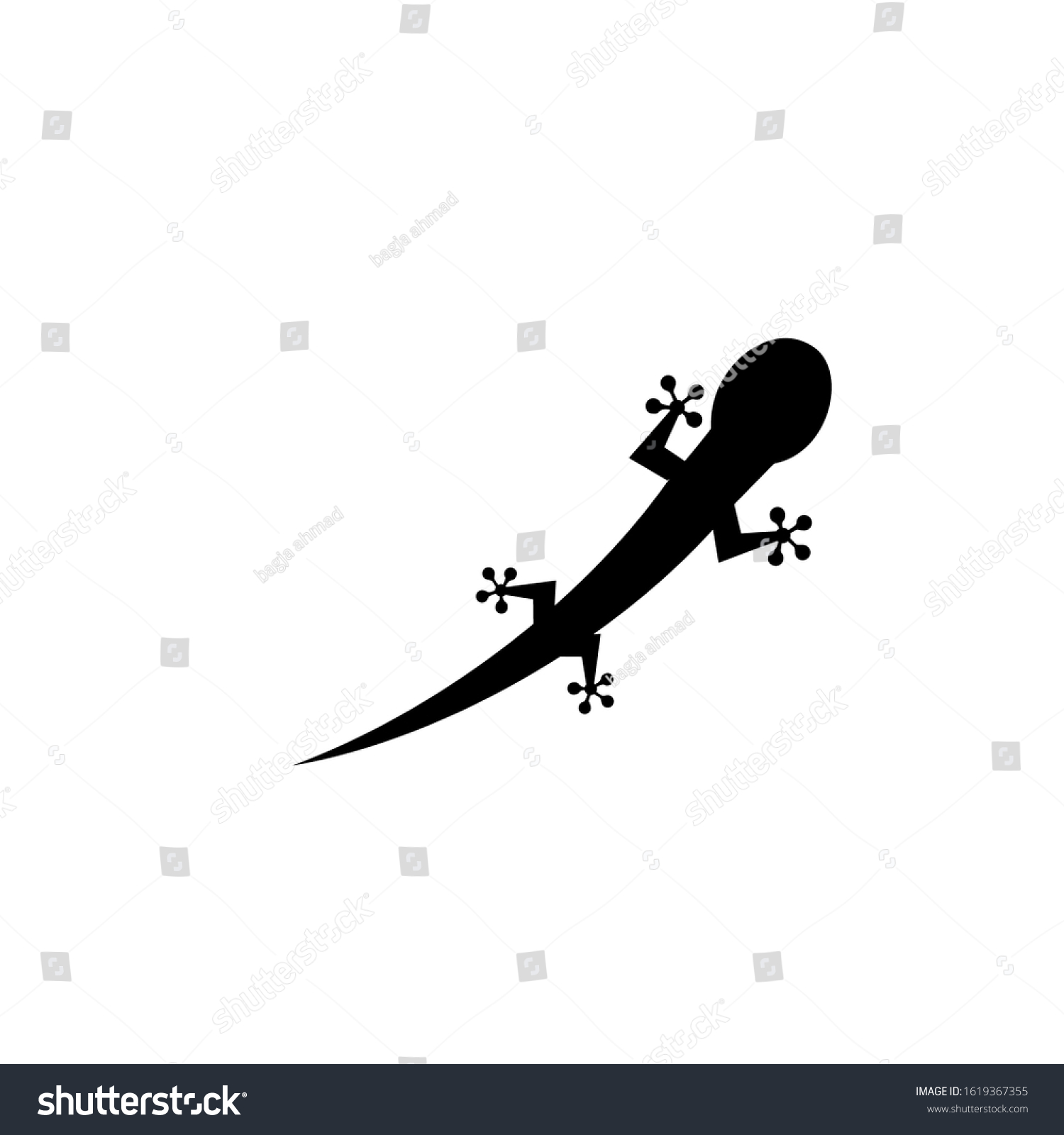 Gecko Logo Design Vector Template Stock Vector (Royalty Free ...