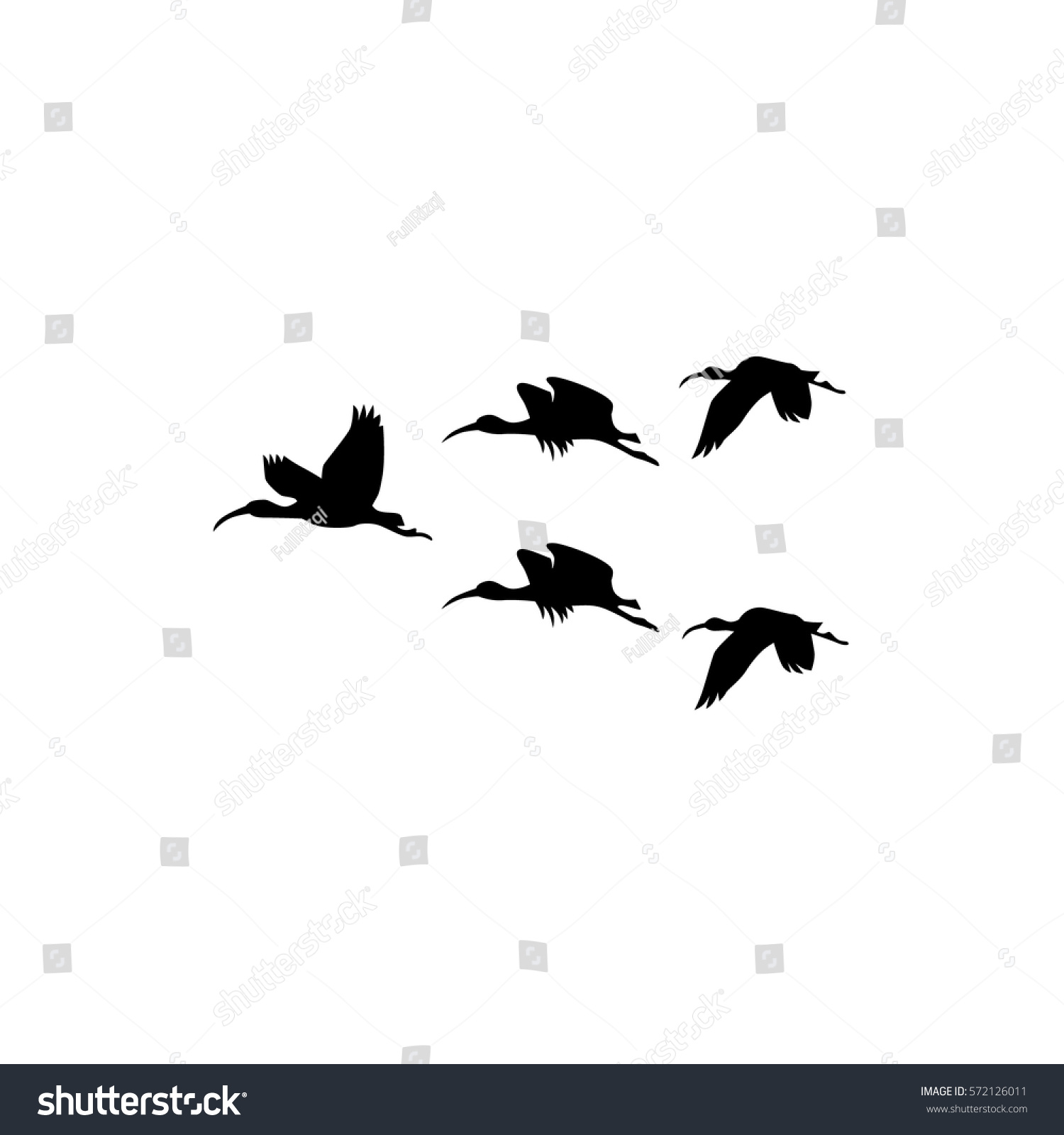 Geese Teamwork Stock Vector (Royalty Free) 572126011 | Shutterstock