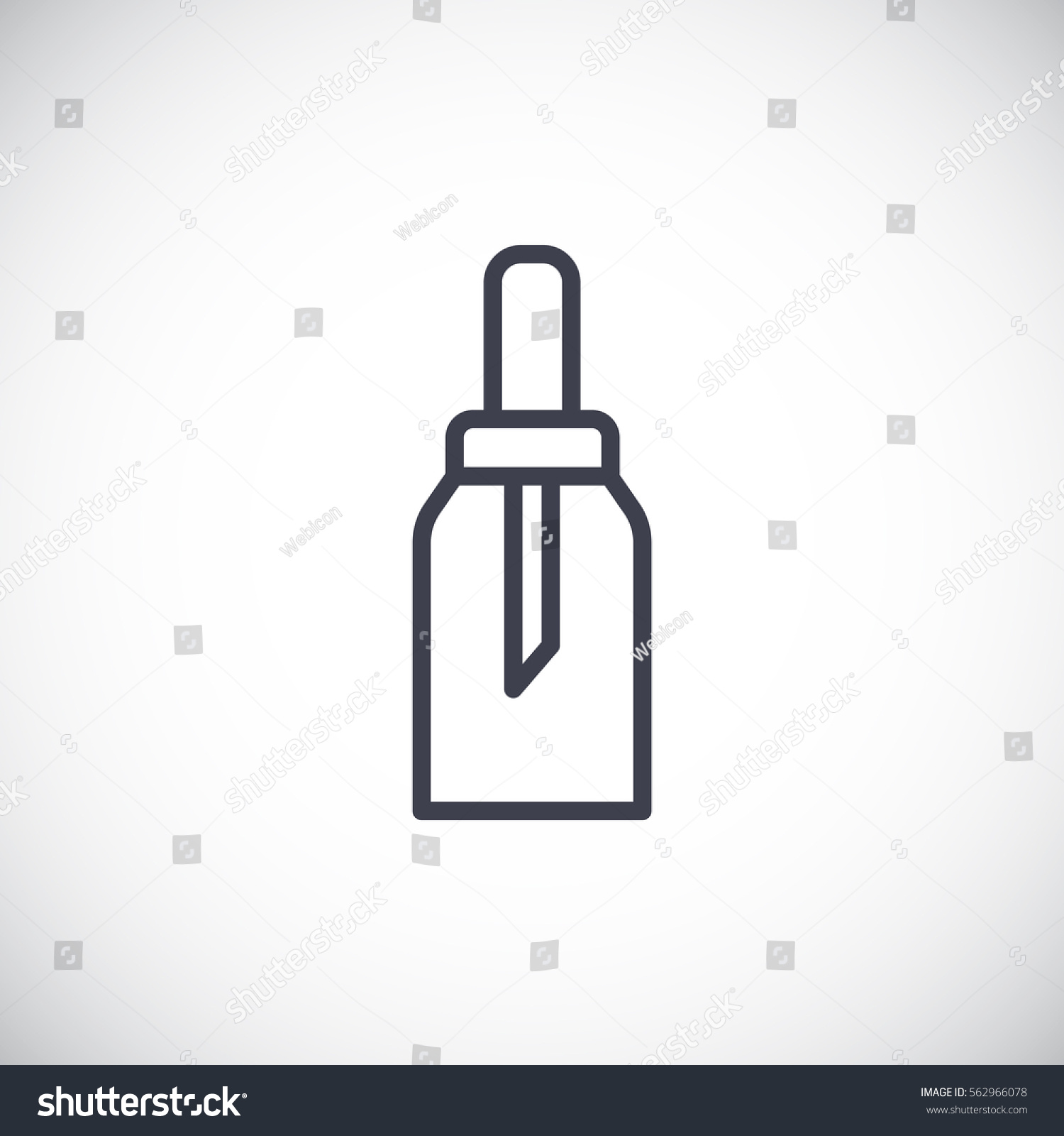 Gel Icon Flat Stock Vector 562966078 - Shutterstock