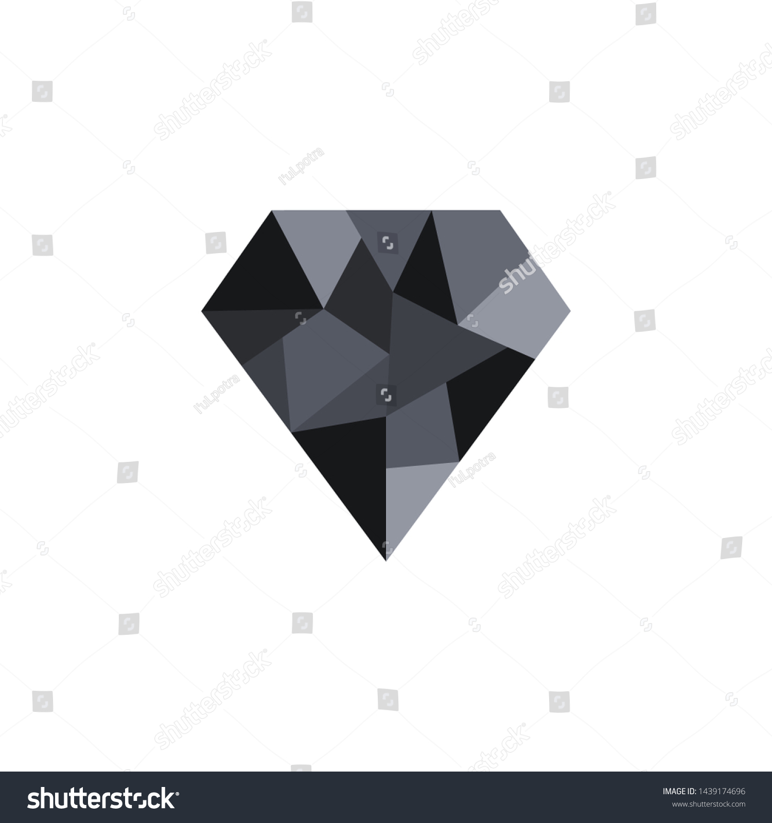 Gem Logos Called Wisdom Symbols Stock Vector (Royalty Free) 1439174696
