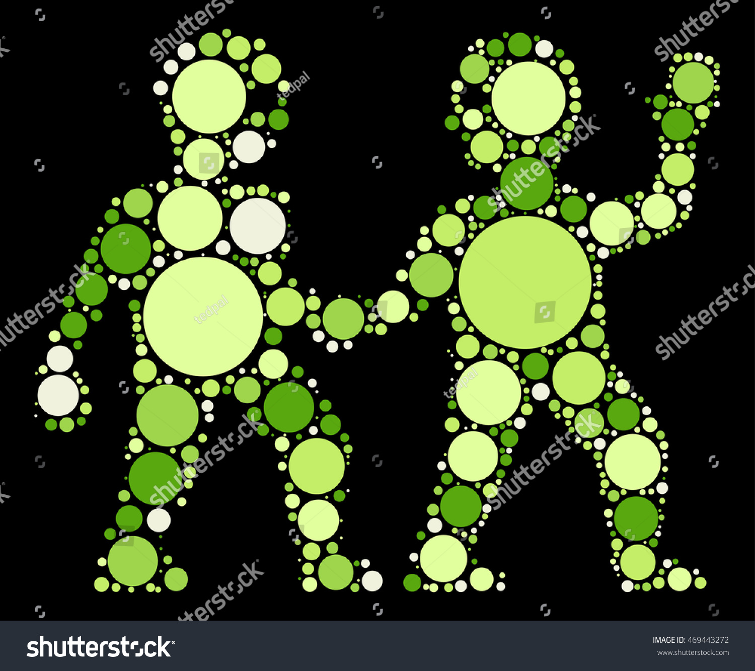 Gemini Shape Vector Design By Color Stock Vector (Royalty Free ...