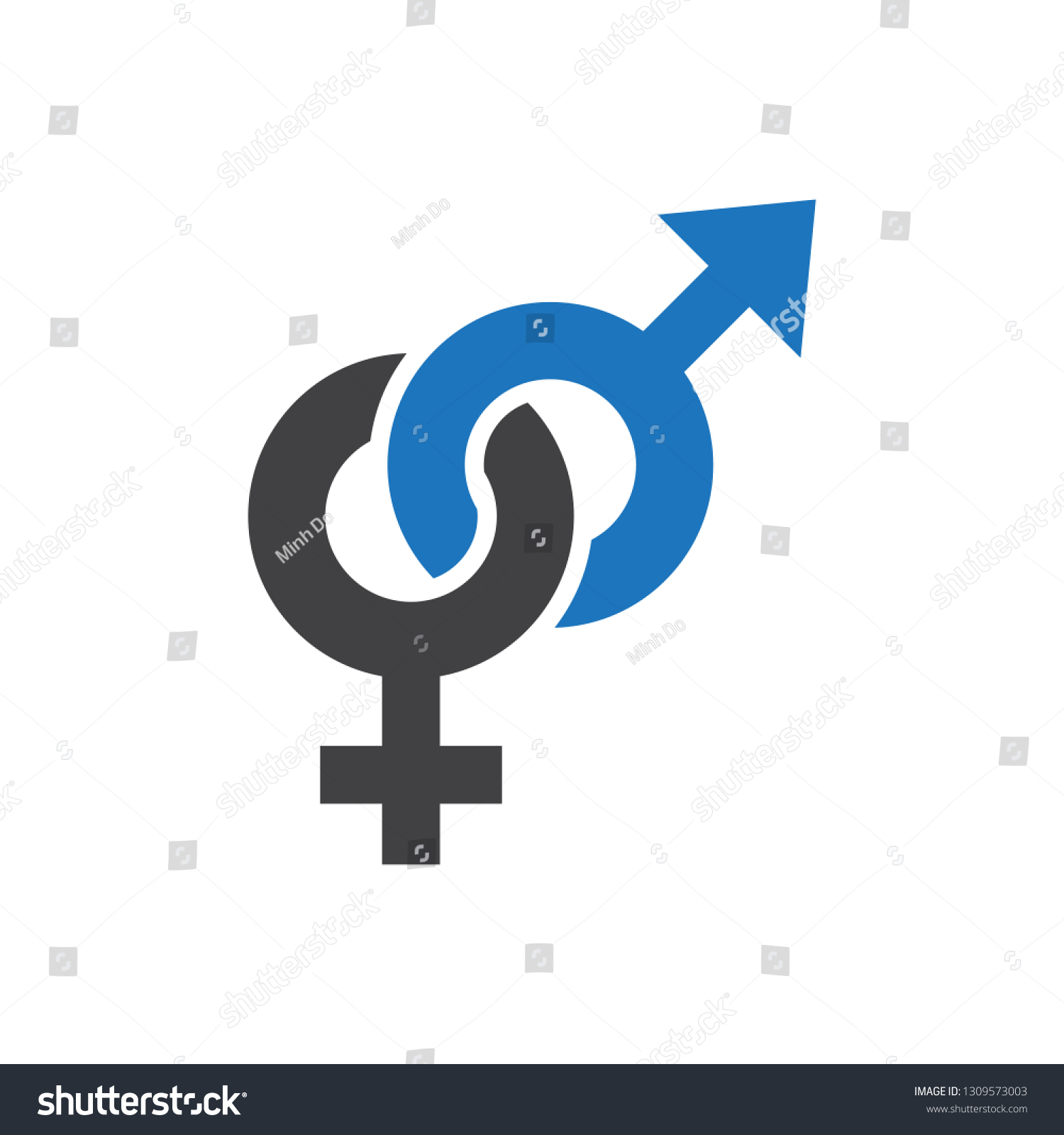 Gender Sign Sex Icon Stock Vector Royalty Free 1309573003 Shutterstock