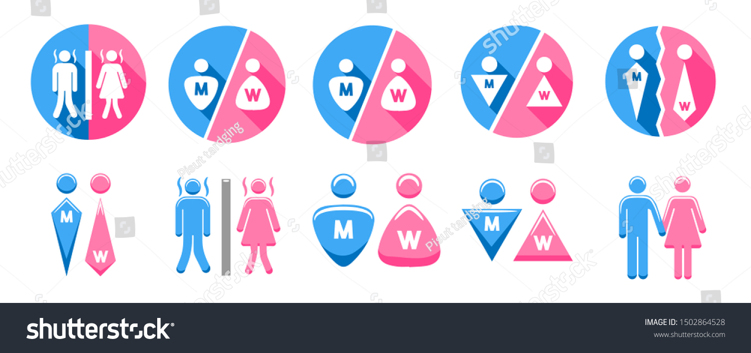 Gender Vector Set Graphic Clipart Stock Vector (Royalty Free) 1502864528