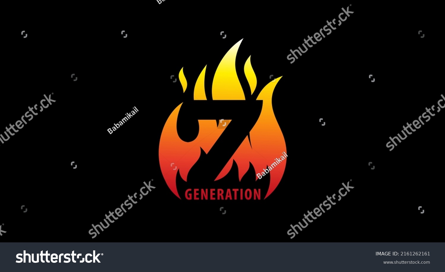 Generation Z Logo Illustration Design Vector Stock Vector (Royalty Free ...