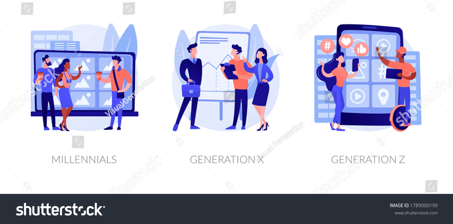 Generational Change Abstract Concept Vector Illustration Stock Vector ... Generational Change Abstract Concept Vector Illustration Stock Vector ...