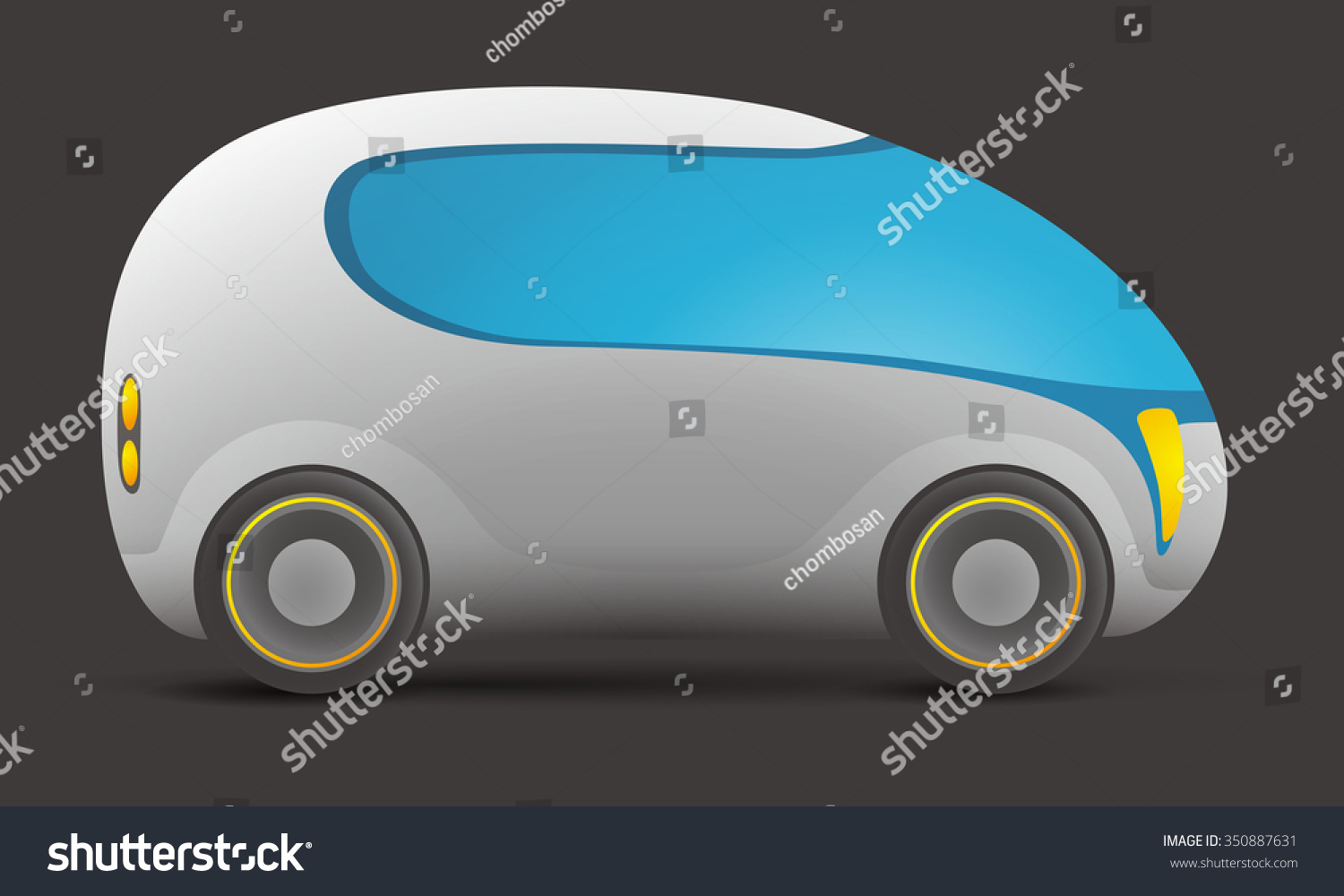 Generic Future Vehicle Side View Vector Stock Vector (Royalty Free ...