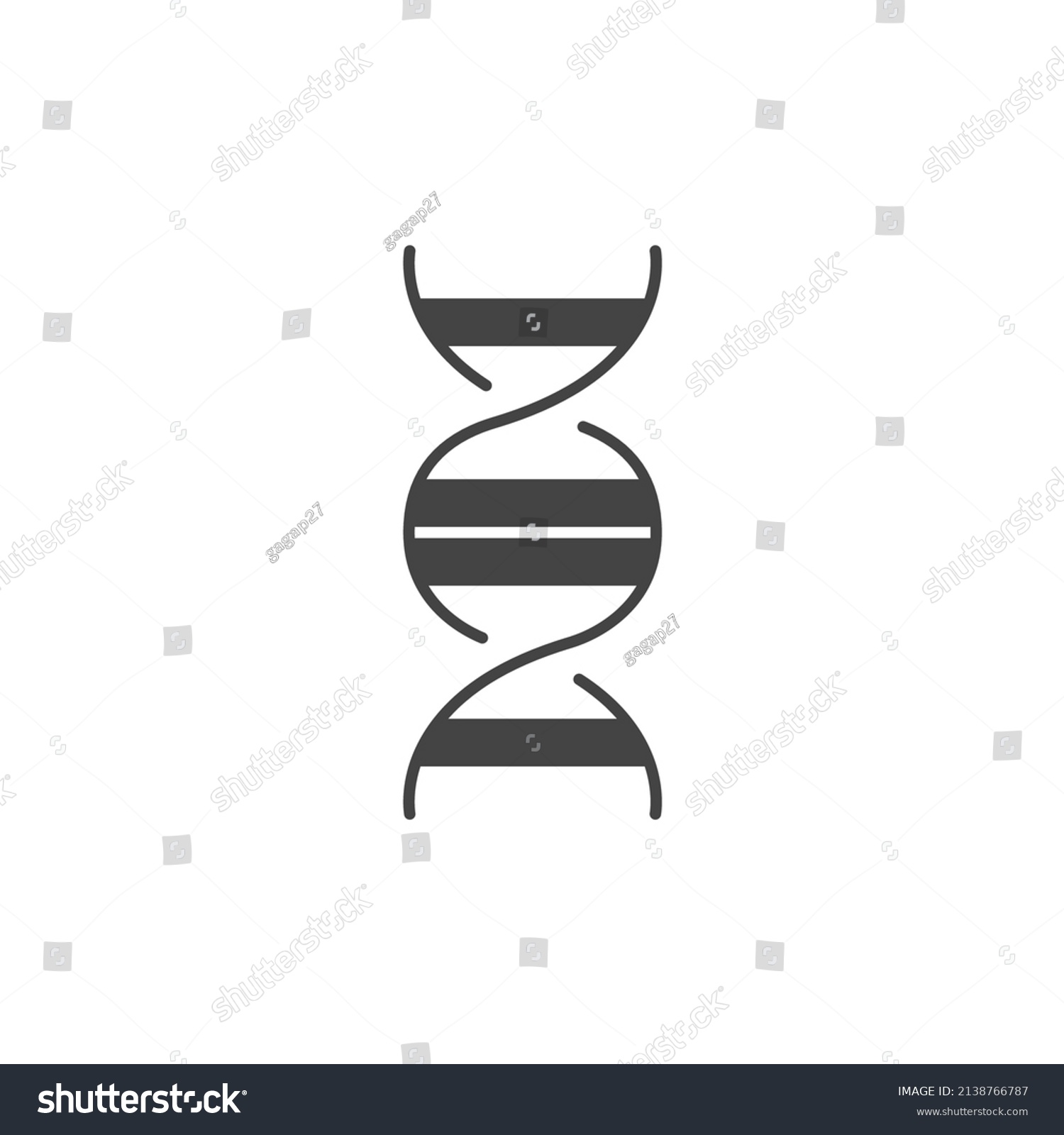 Genetics Icons Symbol Vector Elements Infographic Stock Vector (Royalty ...