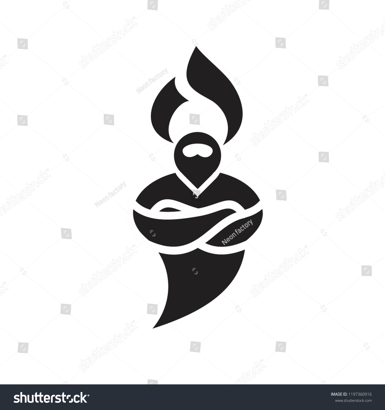 Genie Logo Icon Designs Vector: Vector có sẵn (miễn phí bản quyền ...