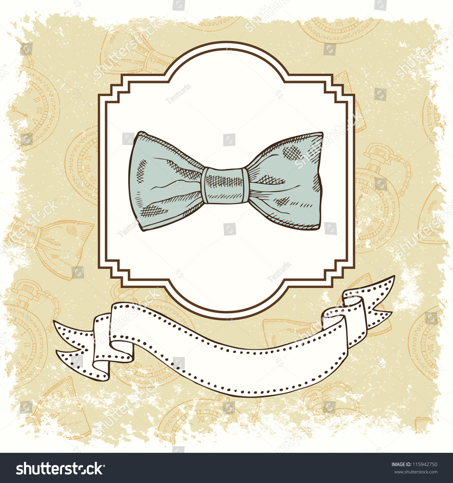 Gentleman Card Stock Vector (Royalty Free) 115942750