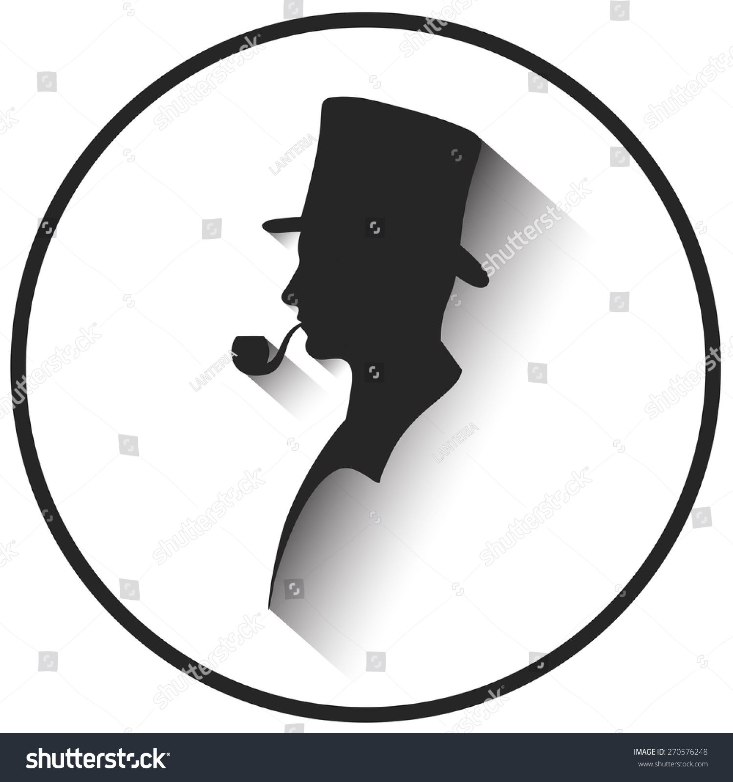 Gentleman Icon Stock Vector Illustration 270576248 : Shutterstock