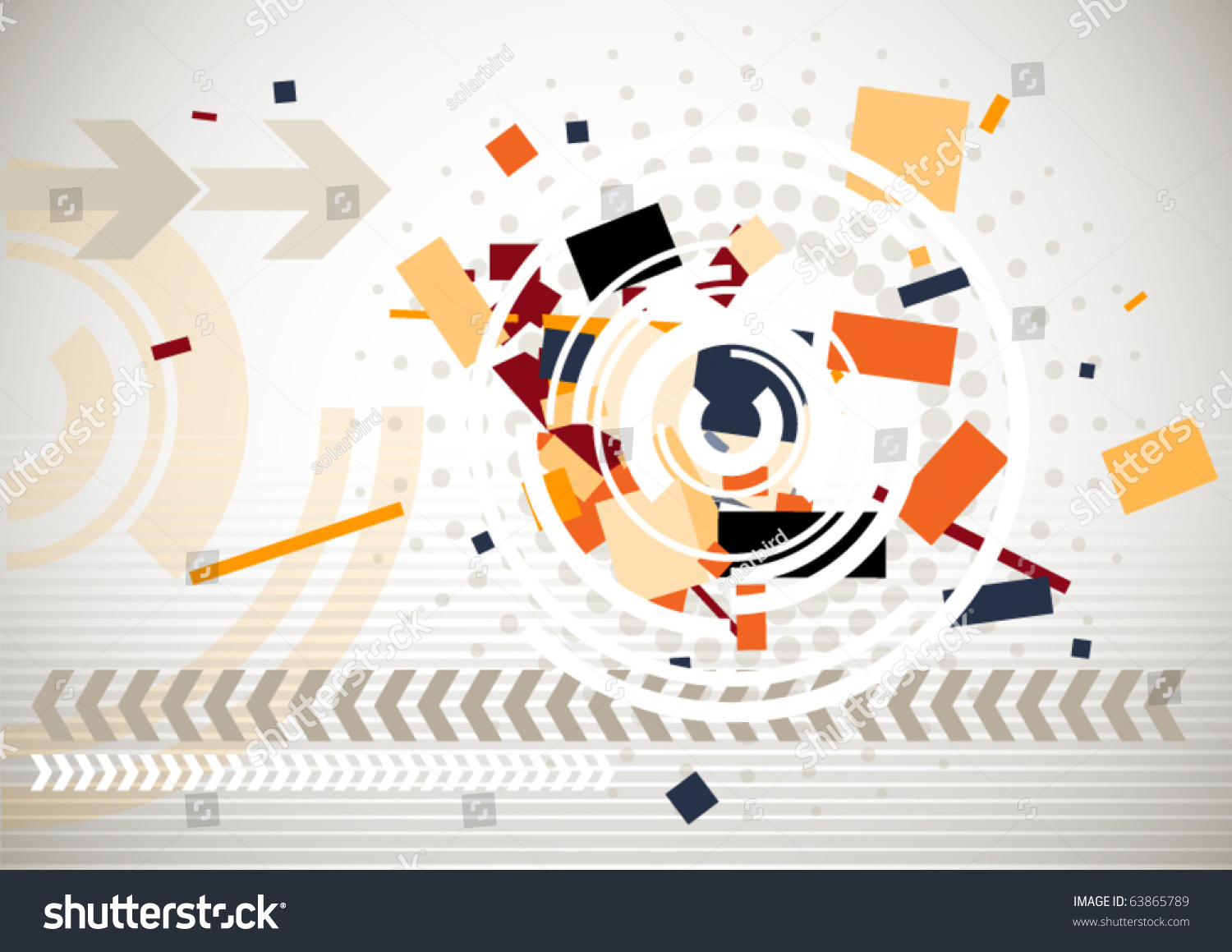 Geometric Business Background Stock Vector (Royalty Free) 63865789 ...