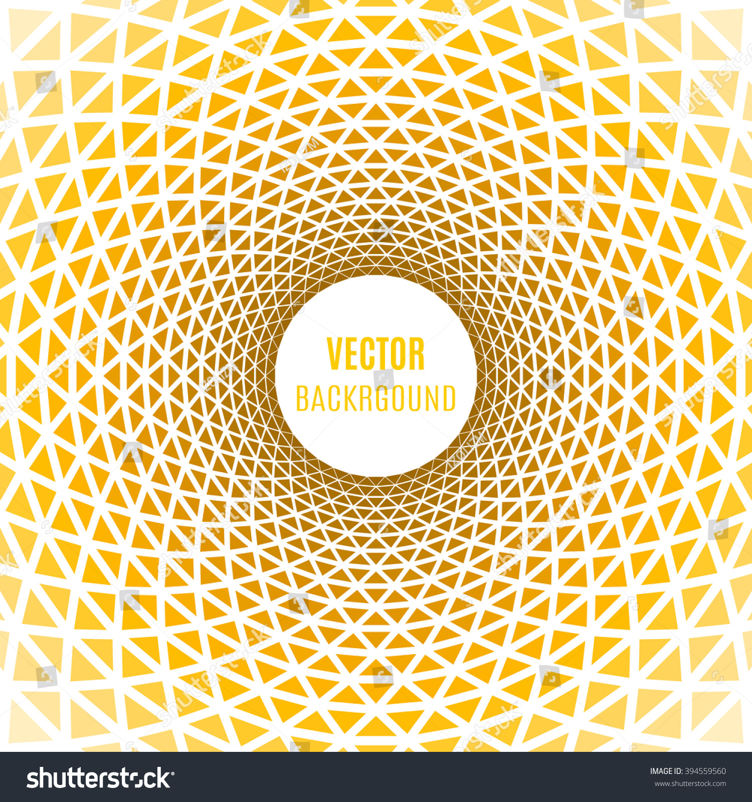 Geometric Circular Background Vector Illustration Outside Stock Vector ...