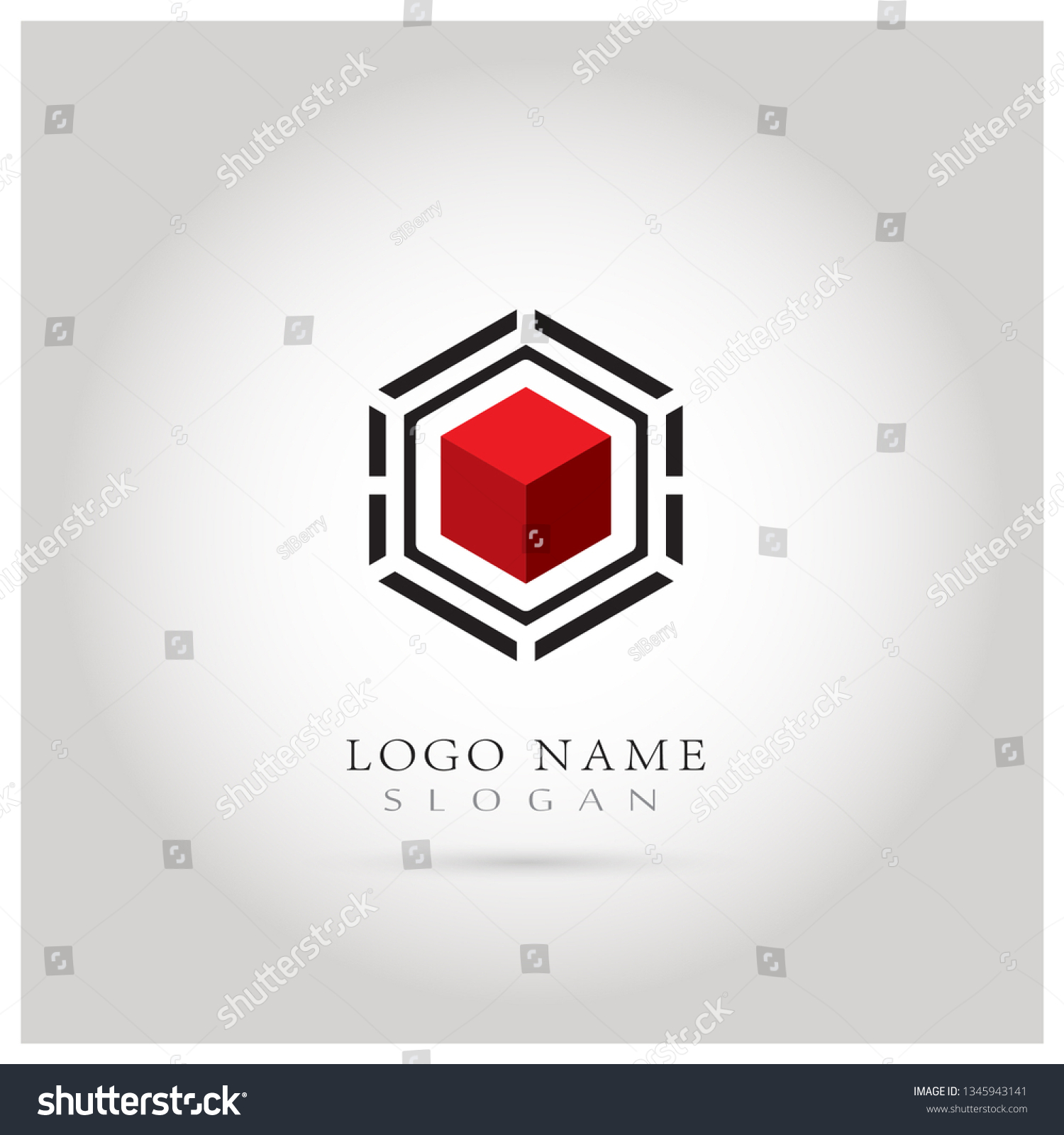 Geometric Cube Logo Symbol Icon Vector Stock Vector (Royalty Free ...