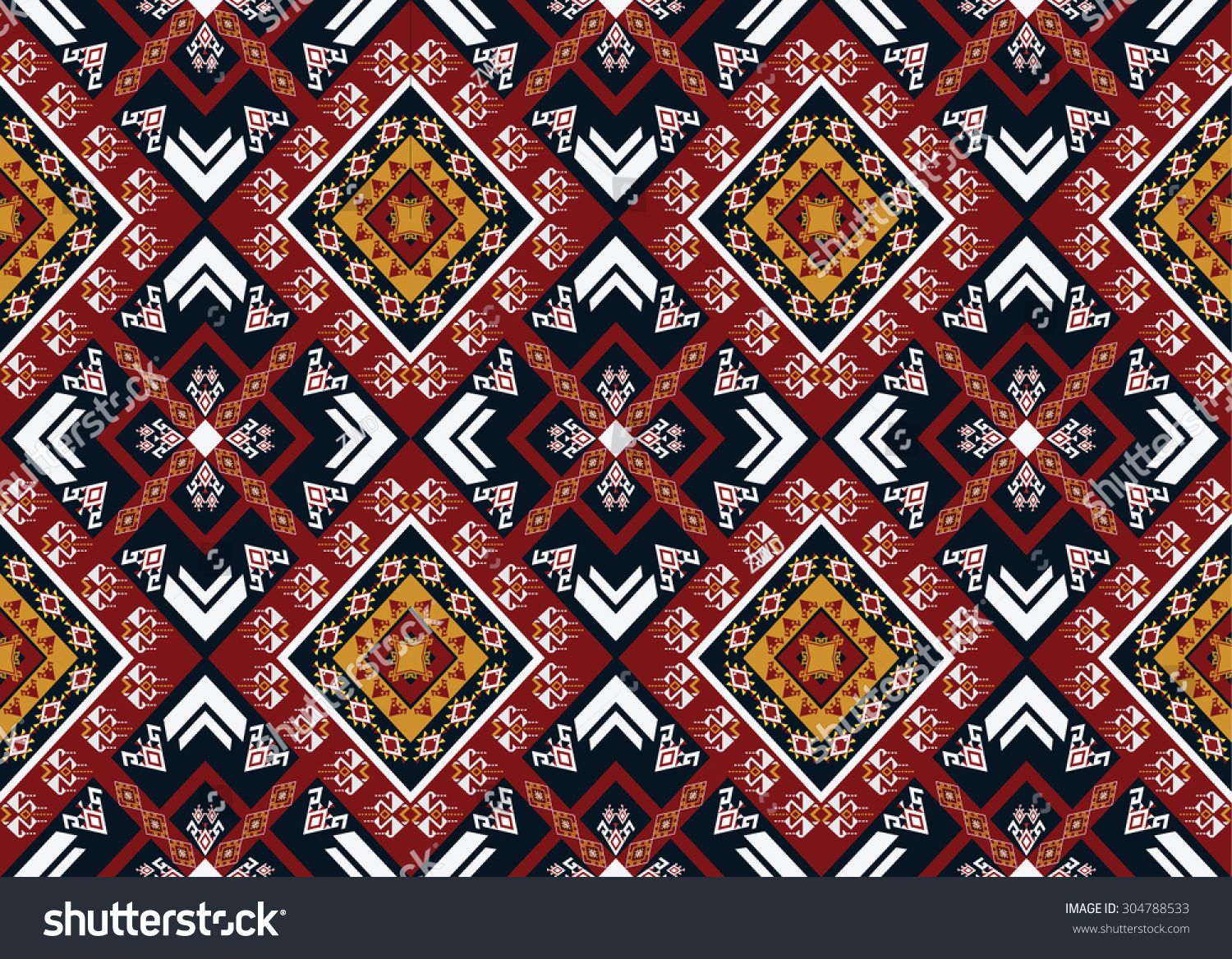 Geometric Ethnic Pattern Design Background Wallpaper Stock Vector ...