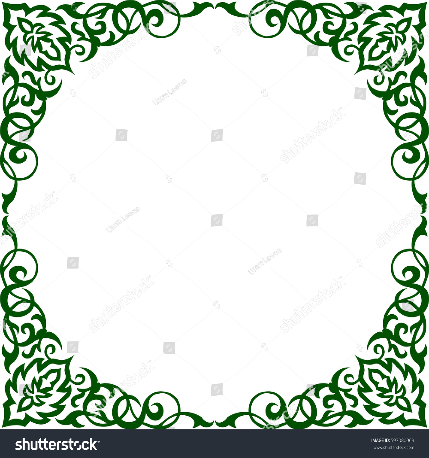 Geometric Islamic Seamless Pattern Arabesque Square Stock Vector ...