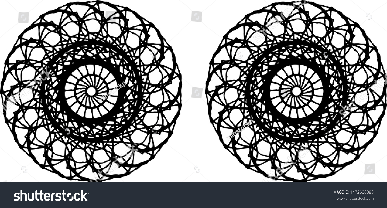 Geometric Pattern Eyeball Illustration Stock Vector (Royalty Free ...