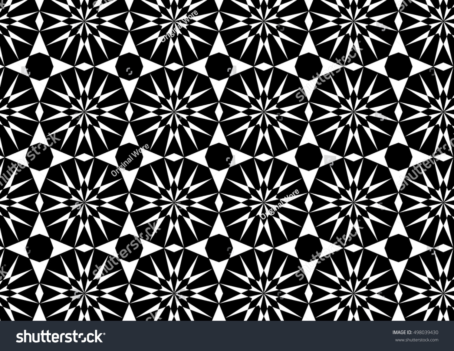 Geometric Pattern Stylish Background Texture Blackwork Vector de stock ...
