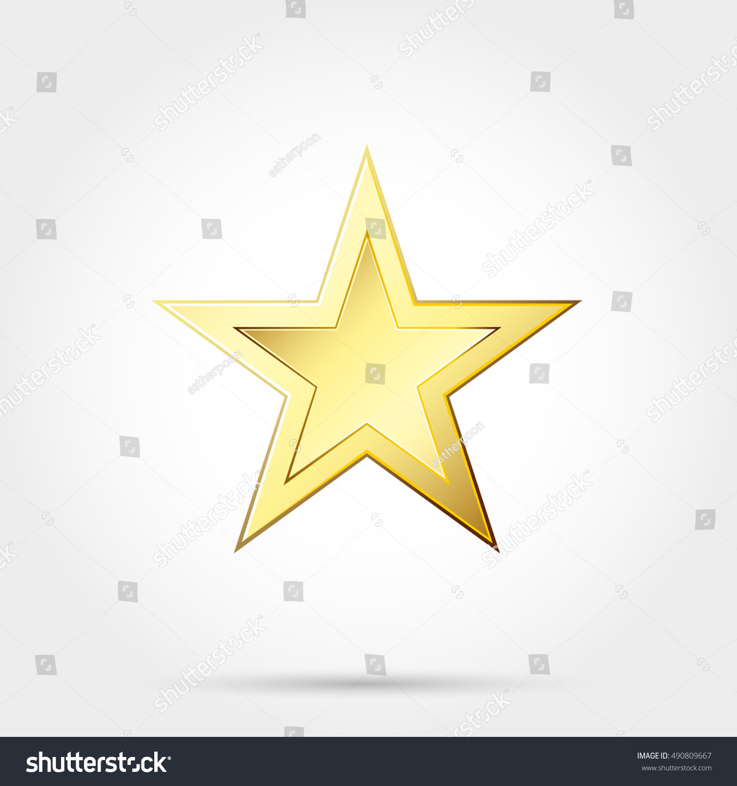 Geometric Shapes Star Stock Vector (Royalty Free) 490809667 | Shutterstock