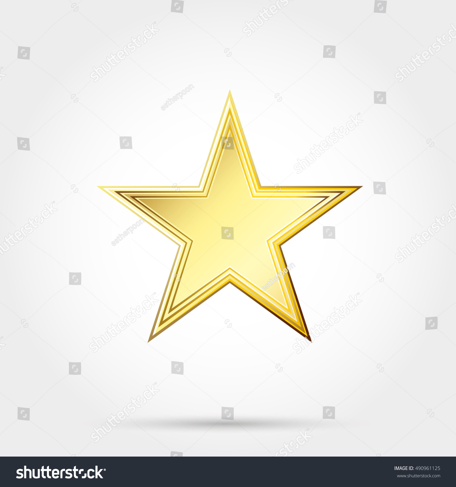 Geometric Shapes Star Stock Vector (Royalty Free) 490961125 | Shutterstock
