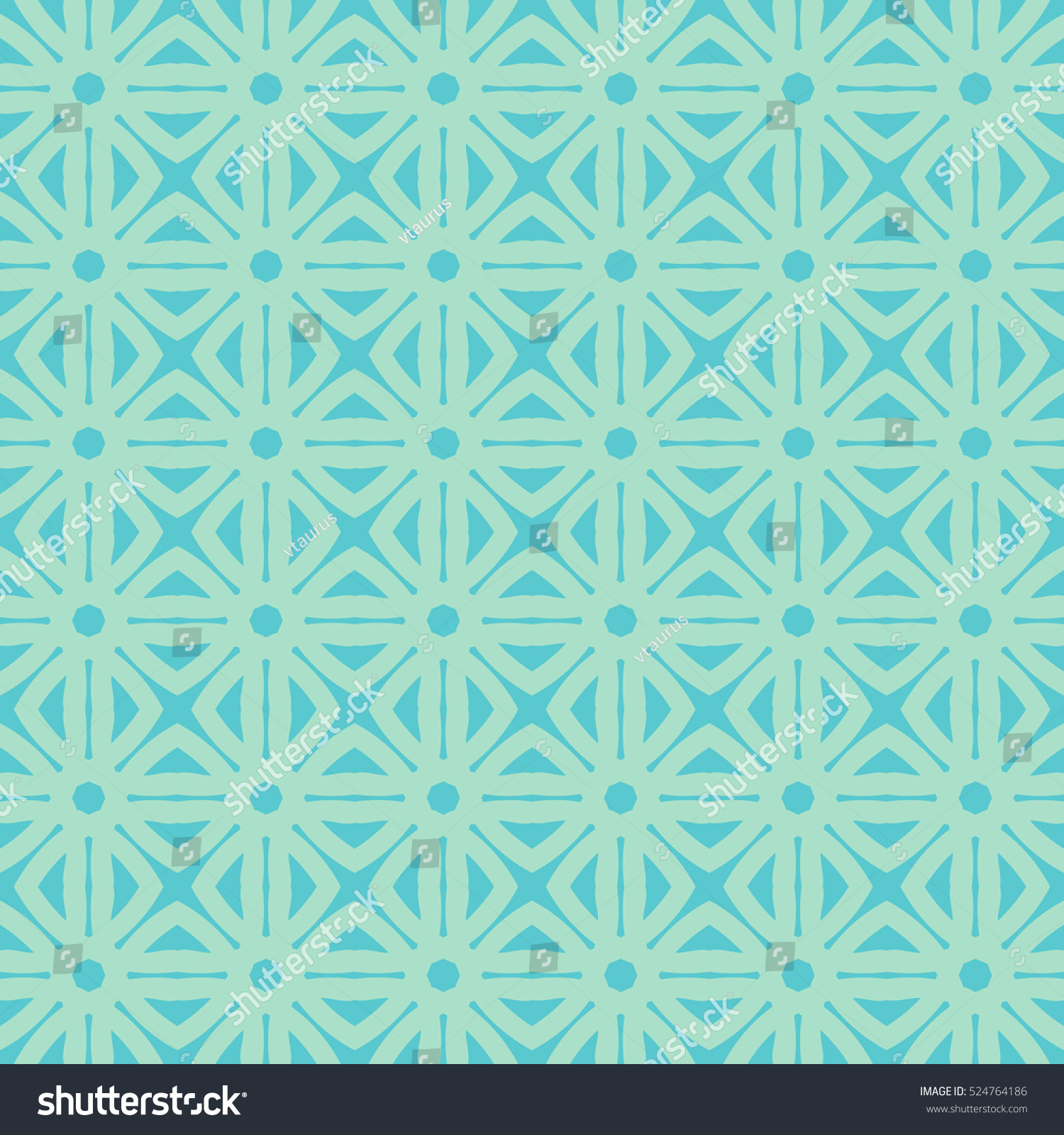 Geometric Trellis Pattern Blue Seamless Background Stock Vector ...