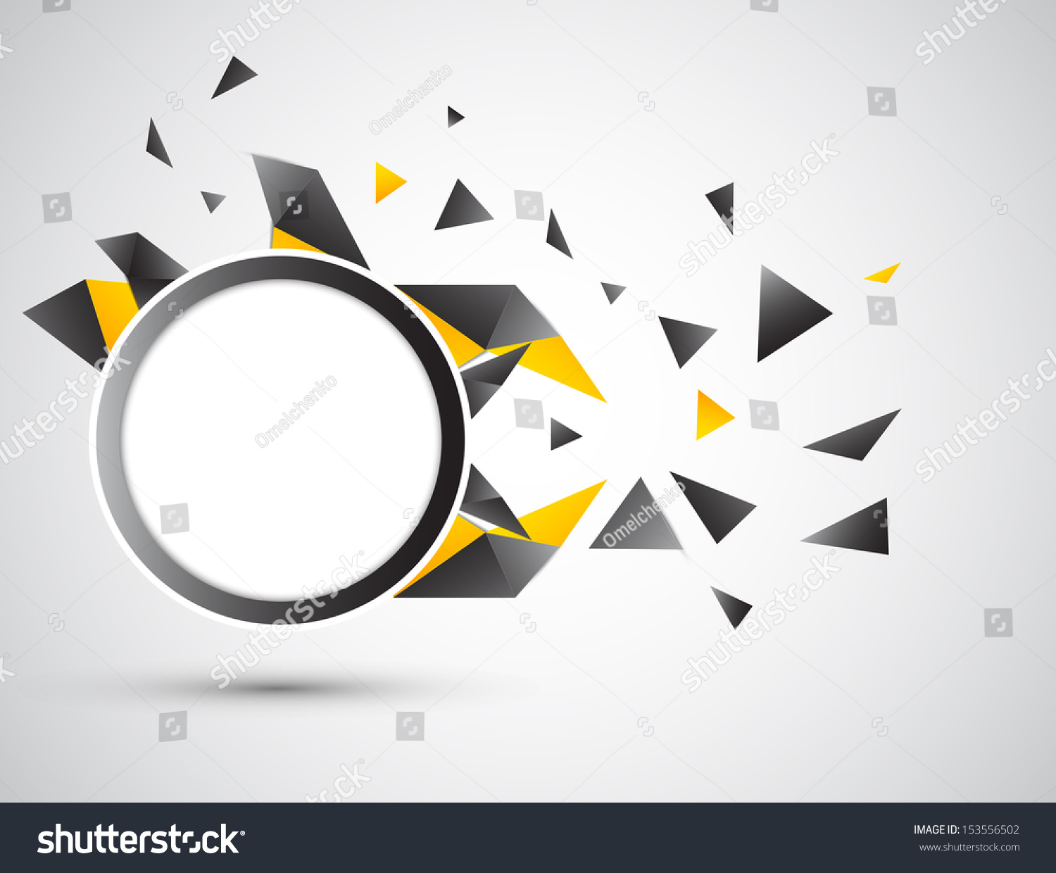 Geometrical Banner Background Stock Vector (Royalty Free) 153556502 ...
