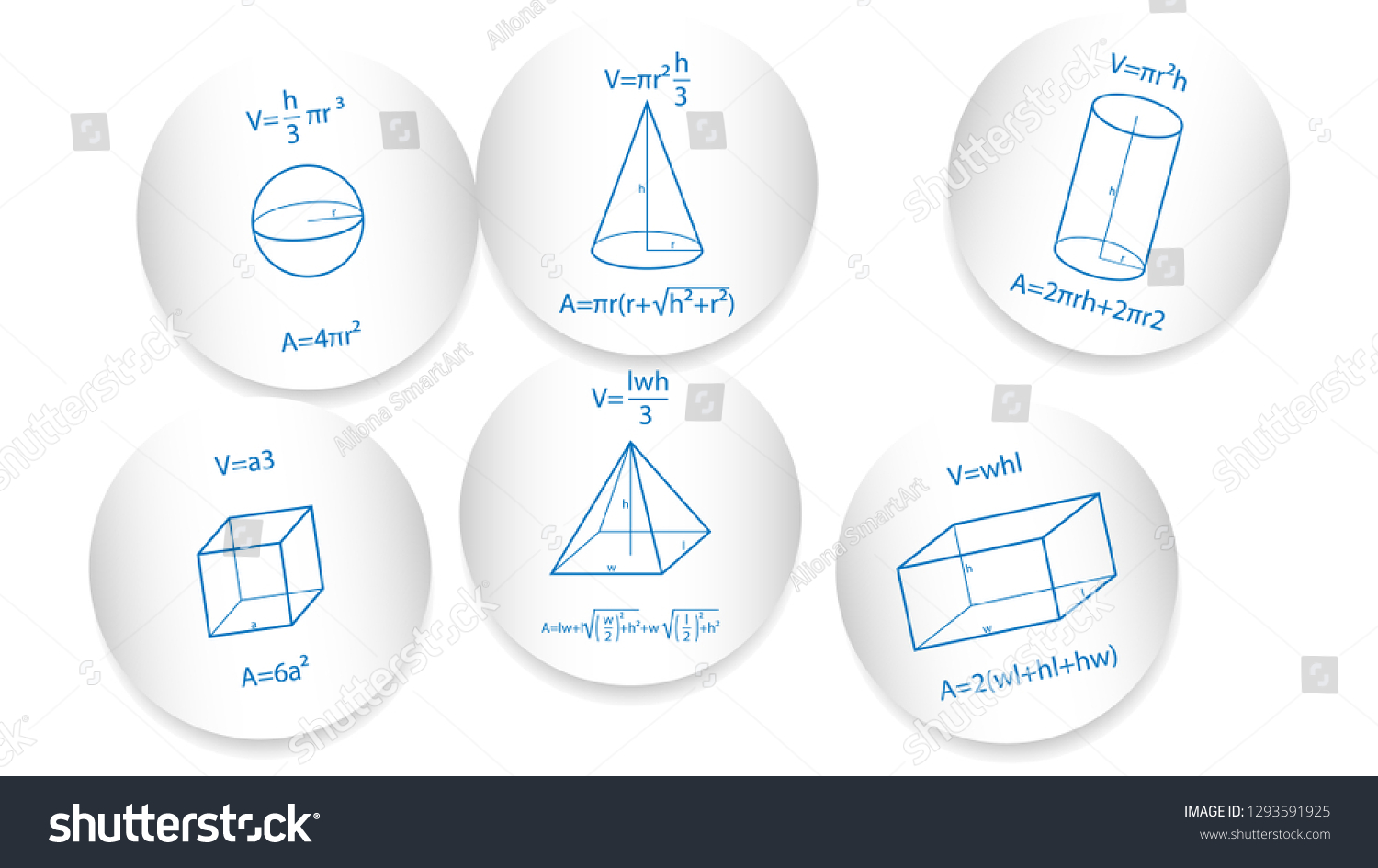 Geometry Infographic Template Geometry Vector Geometry Stock Vector ...