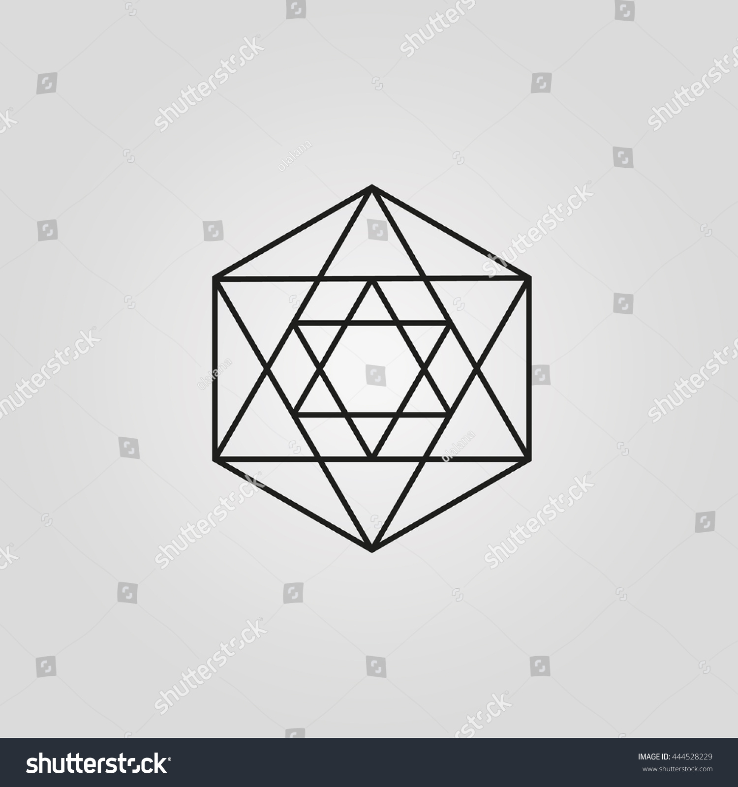 Geometry Minimal Logo Concept Vector Logo Stock Vector (Royalty Free ...