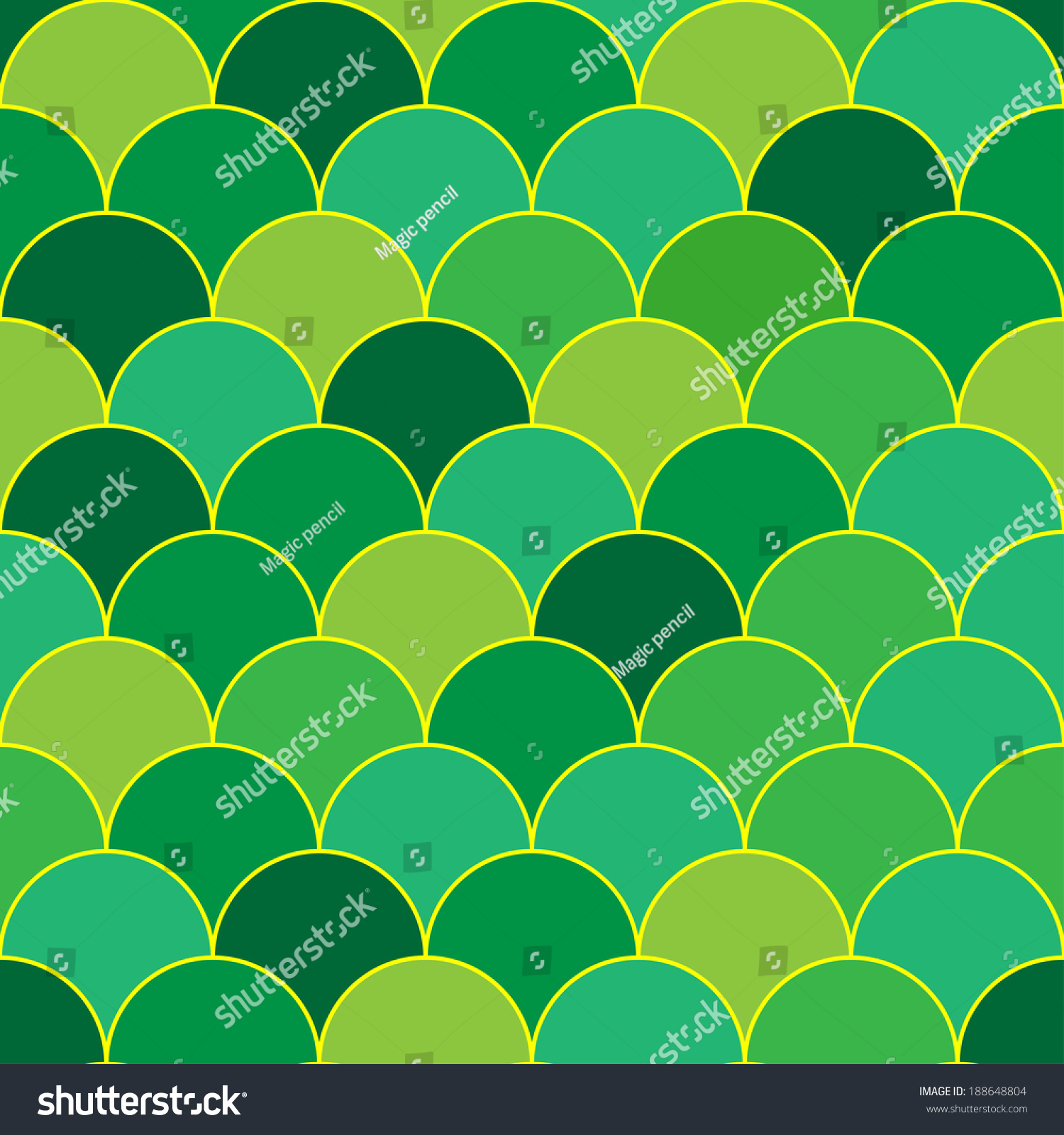 Geometry Seamless Vector Pattern Fish Scale Stock Vector (Royalty Free ...