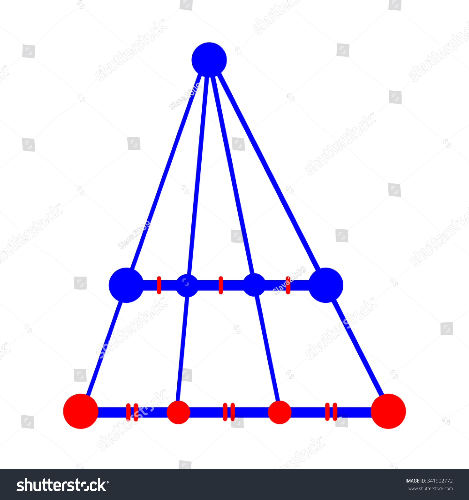 Geometry Similarity Transformation: vector de stock (libre de regalías ...