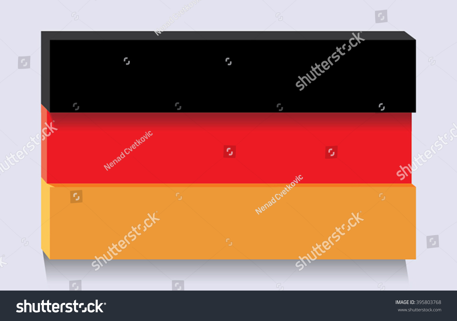 German Flag Art Objectvector Illustration: vector de stock (libre de ...