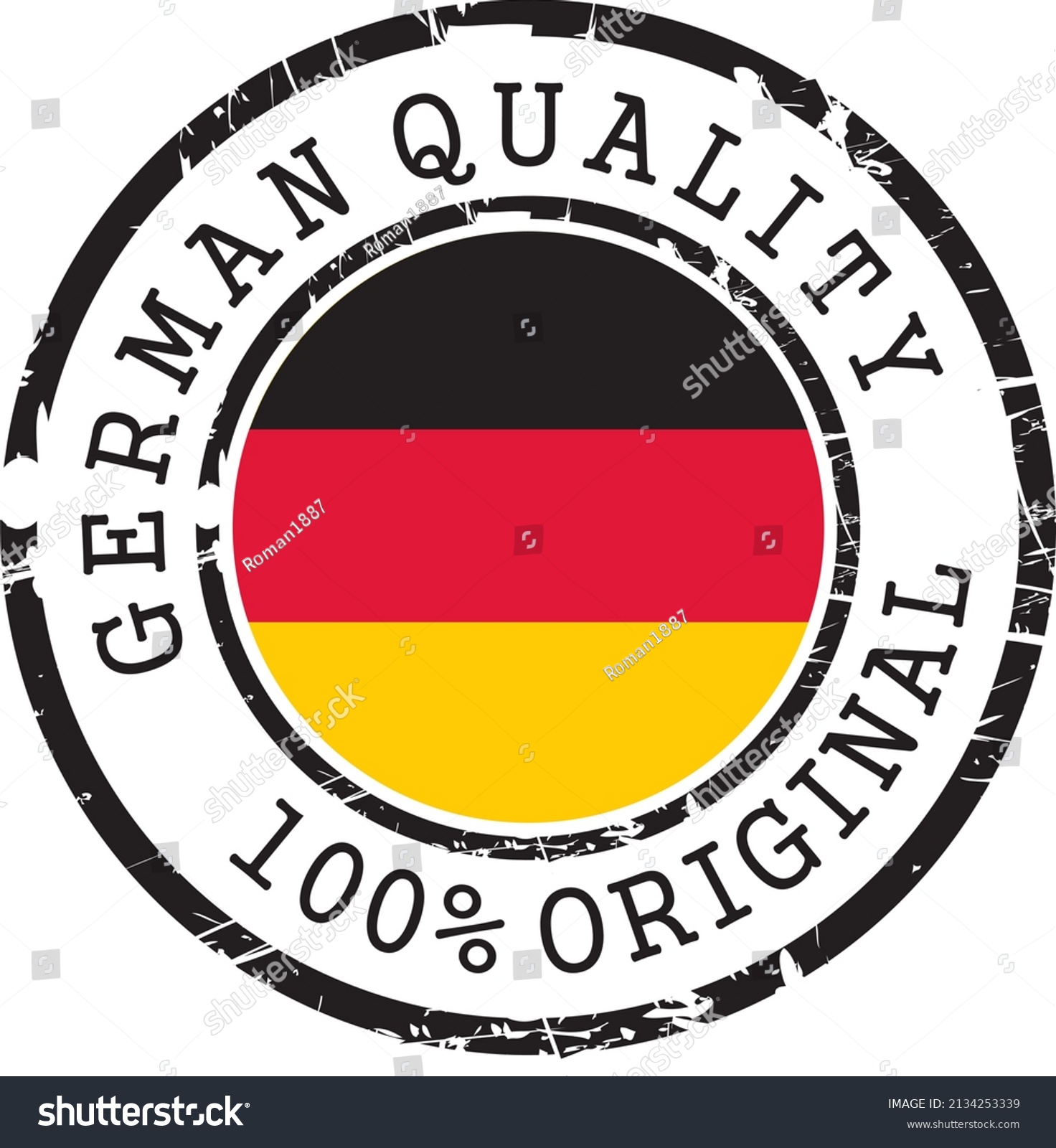 German Original Quality Icon Vector Logo Stock Vector (Royalty Free ...