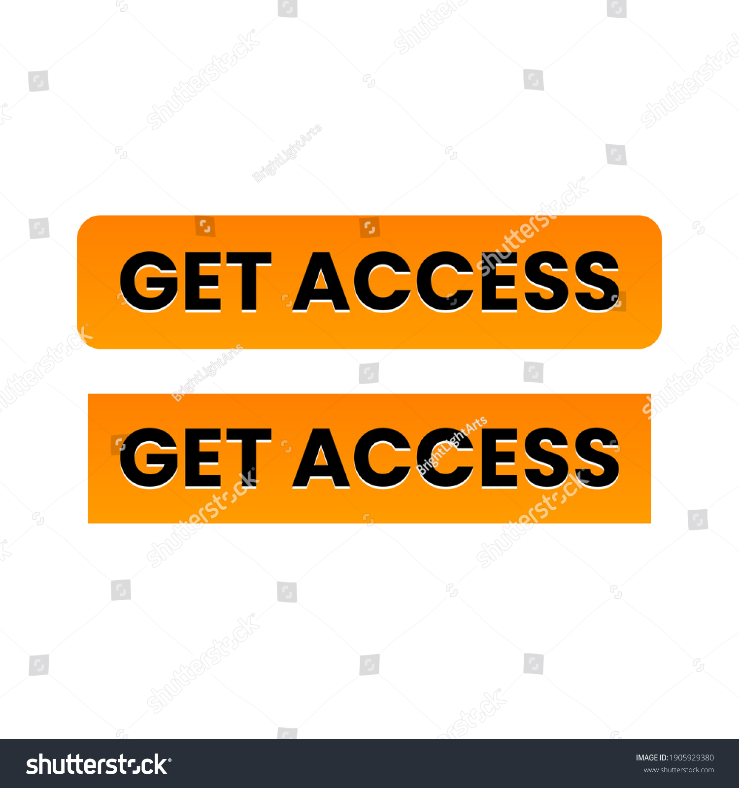 Get Access Icon Label Design Vector Stock Vector (Royalty Free ...