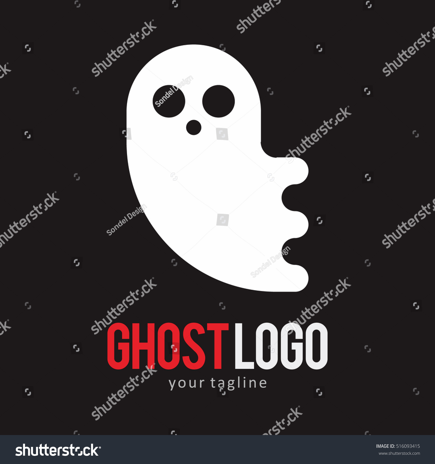 Ghost Logo Icon Symbol Emblem Template 库存矢量图（免版税）516093415 | Shutterstock