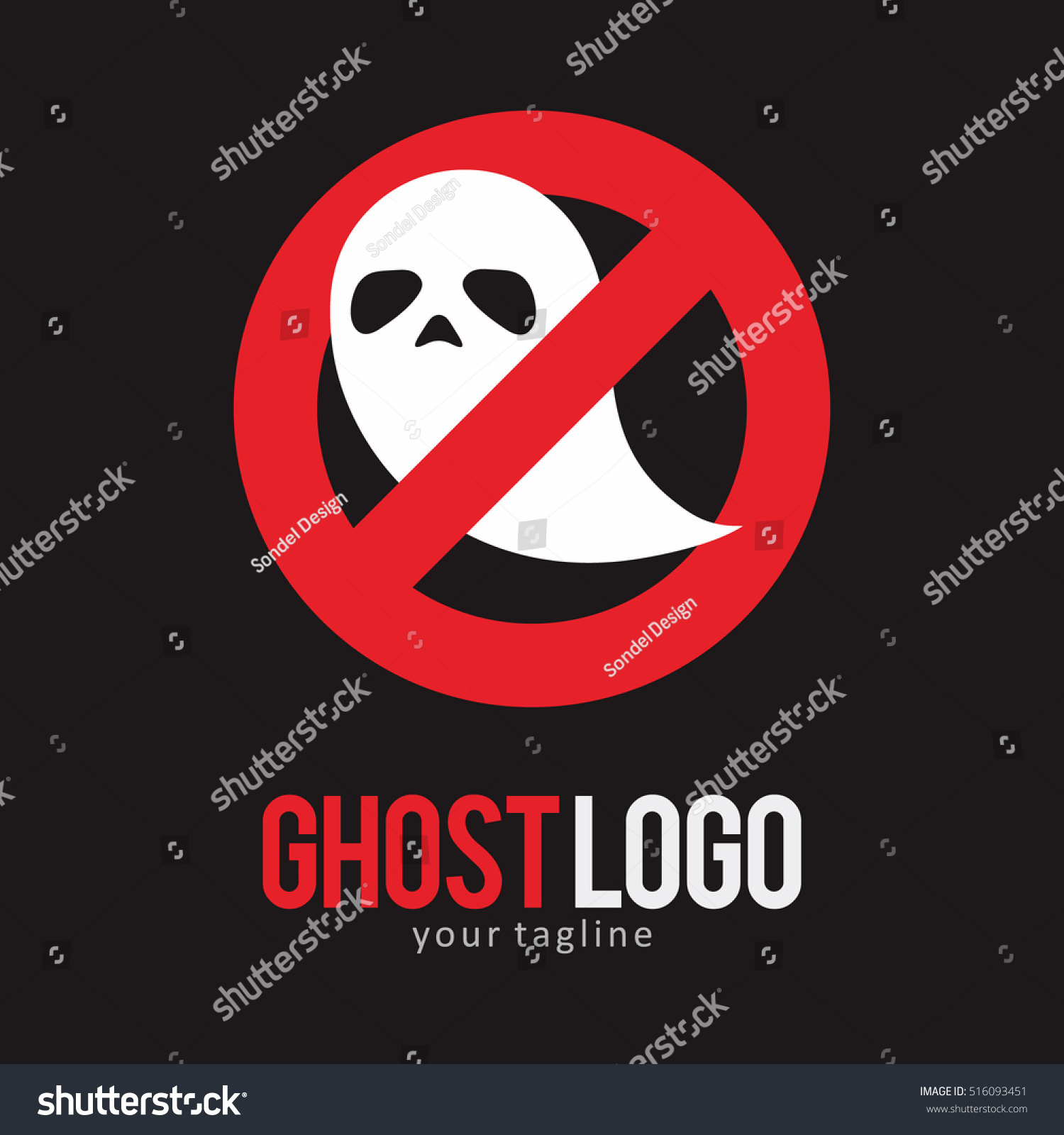 Ghost Logo Icon Symbol Emblem Template: เวกเตอร์สต็อก (ปลอดค่าลิขสิทธิ์ ...