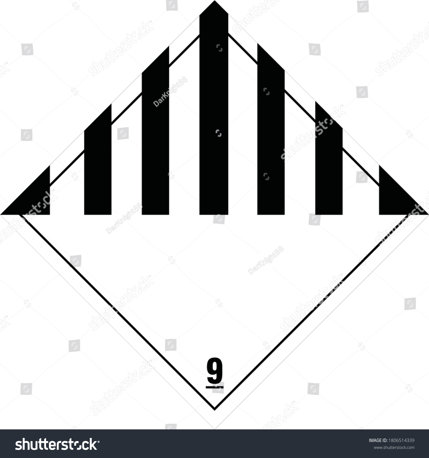 SGH Pictogramme Classe 9 Image vectorielle : image vectorielle de stock ...