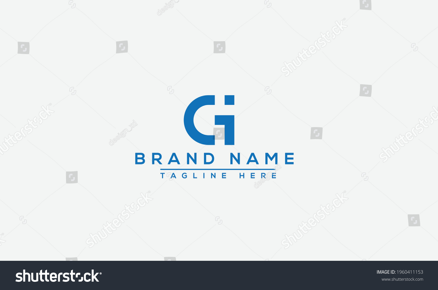 Gi Logo Design Template Vector Graphic: เวกเตอร์สต็อก (ปลอดค่าลิขสิทธิ์ ...