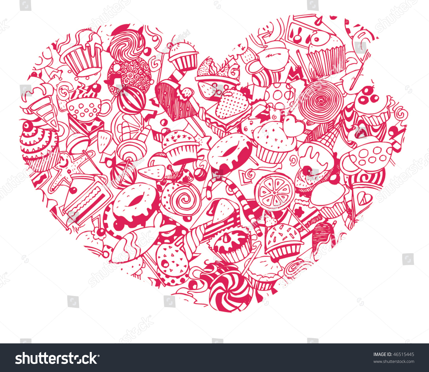 Giant Sweet Love Vector: เวกเตอร์สต็อก (ปลอดค่าลิขสิทธิ์) 46515445 ...