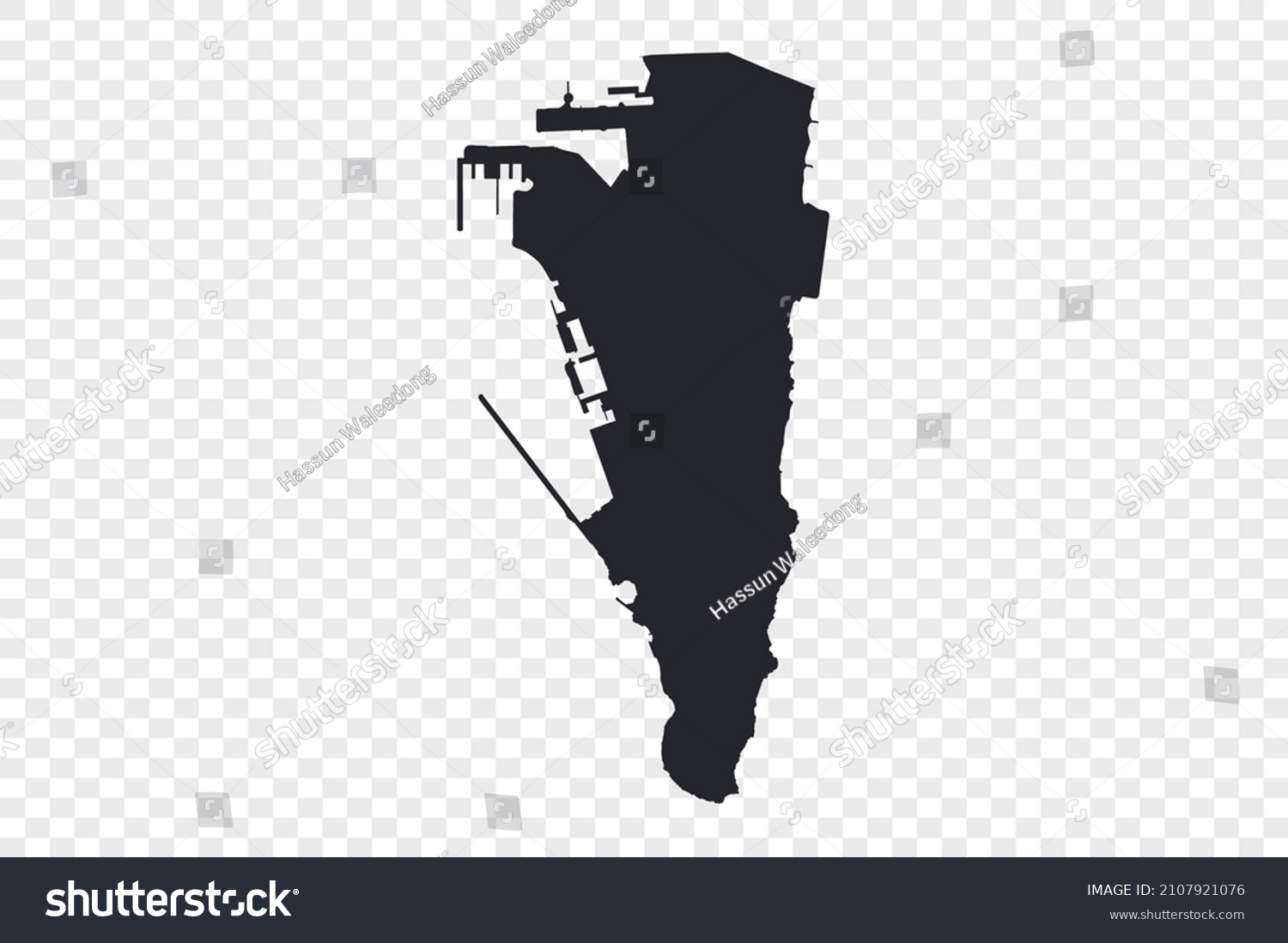 Gibraltar Map Vector Not Isolated On Stock Vector (Royalty Free ...