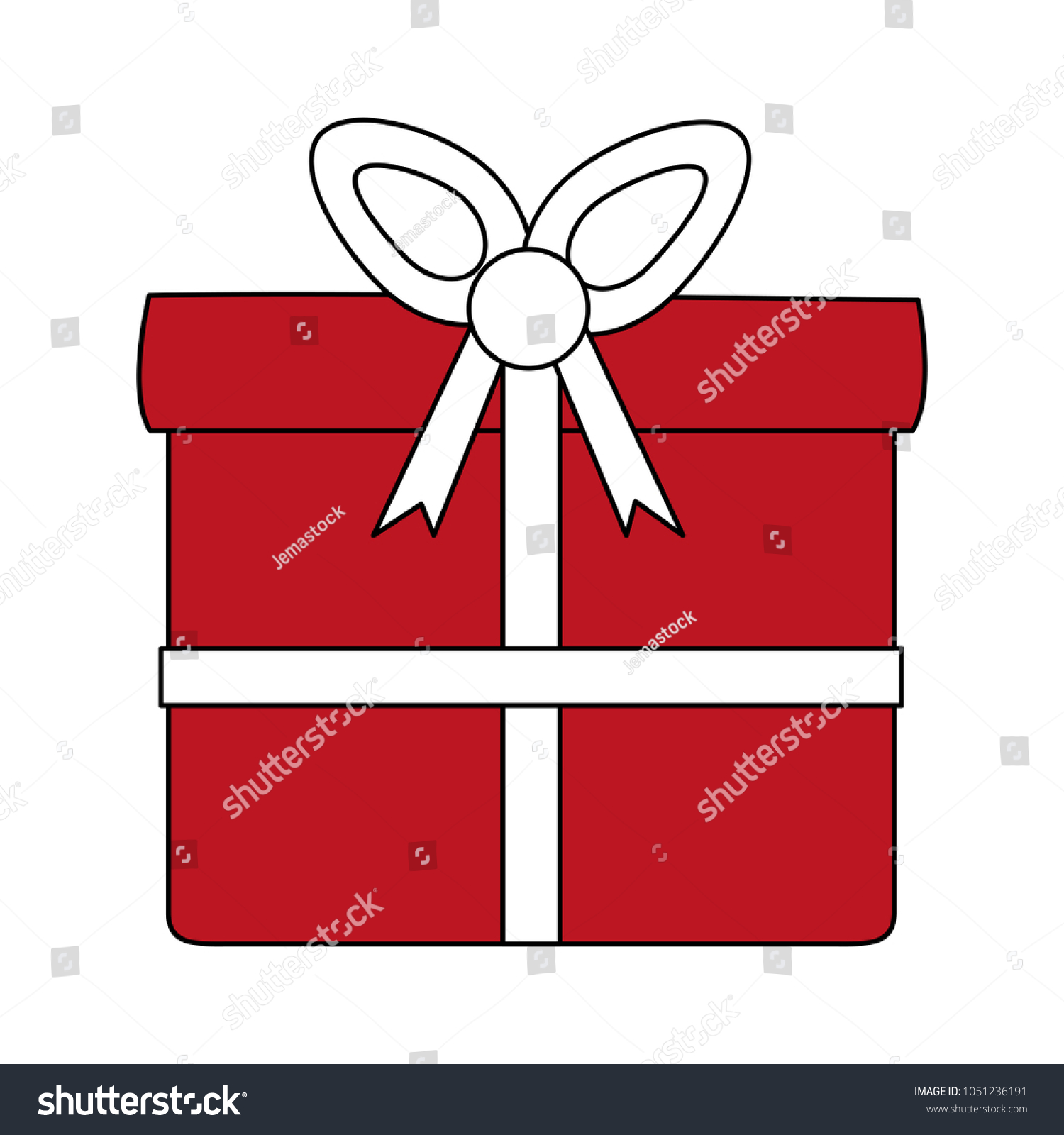 Gift Box Symbol Stock Vector (Royalty Free) 1051236191 | Shutterstock