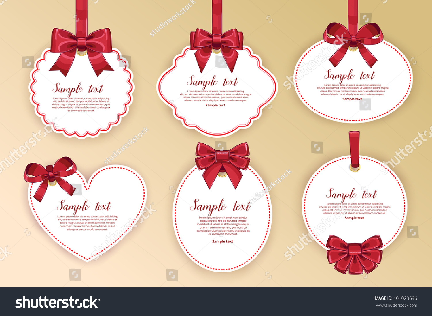 Gift Card Design Stock Vector (Royalty Free) 401023696