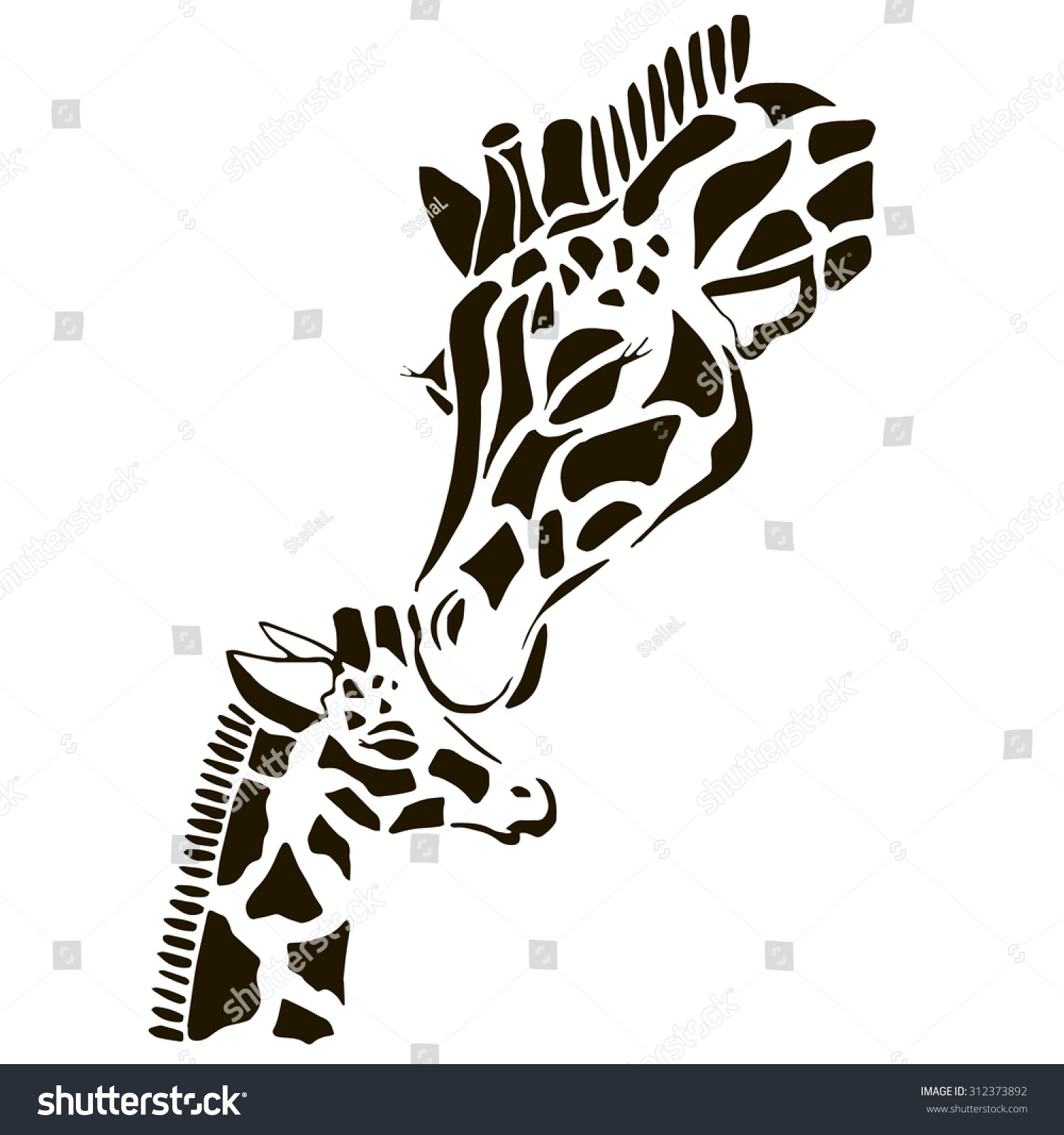 26,114 Stencils animal Images, Stock Photos & Vectors | Shutterstock