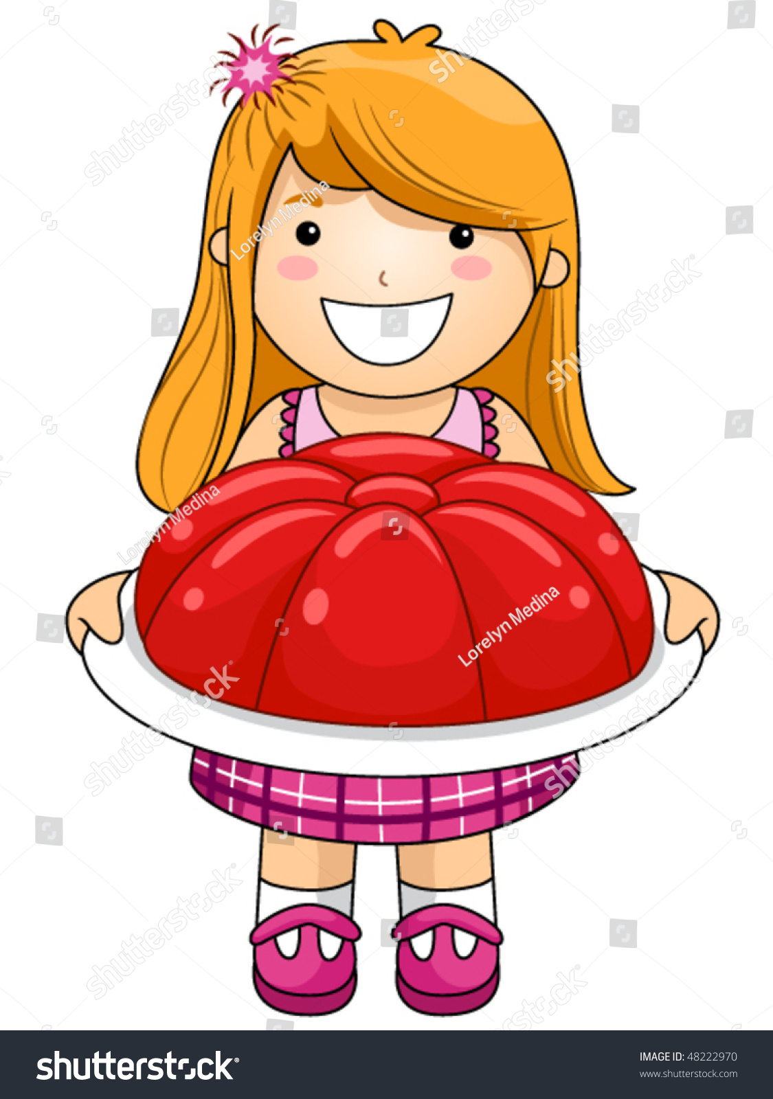Girl Jelly Vector Stock Vector (Royalty Free) 48222970 | Shutterstock