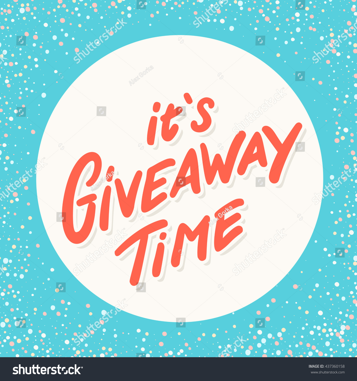 Giveaway Banner Stock Vector 437360158 - Shutterstock