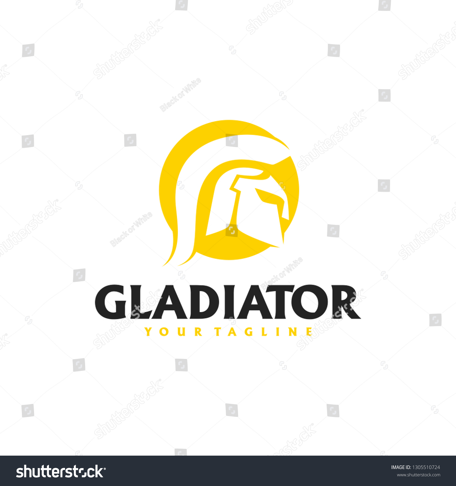 Gladiator Logo Design Stock Vector (Royalty Free) 1305510724 | Shutterstock