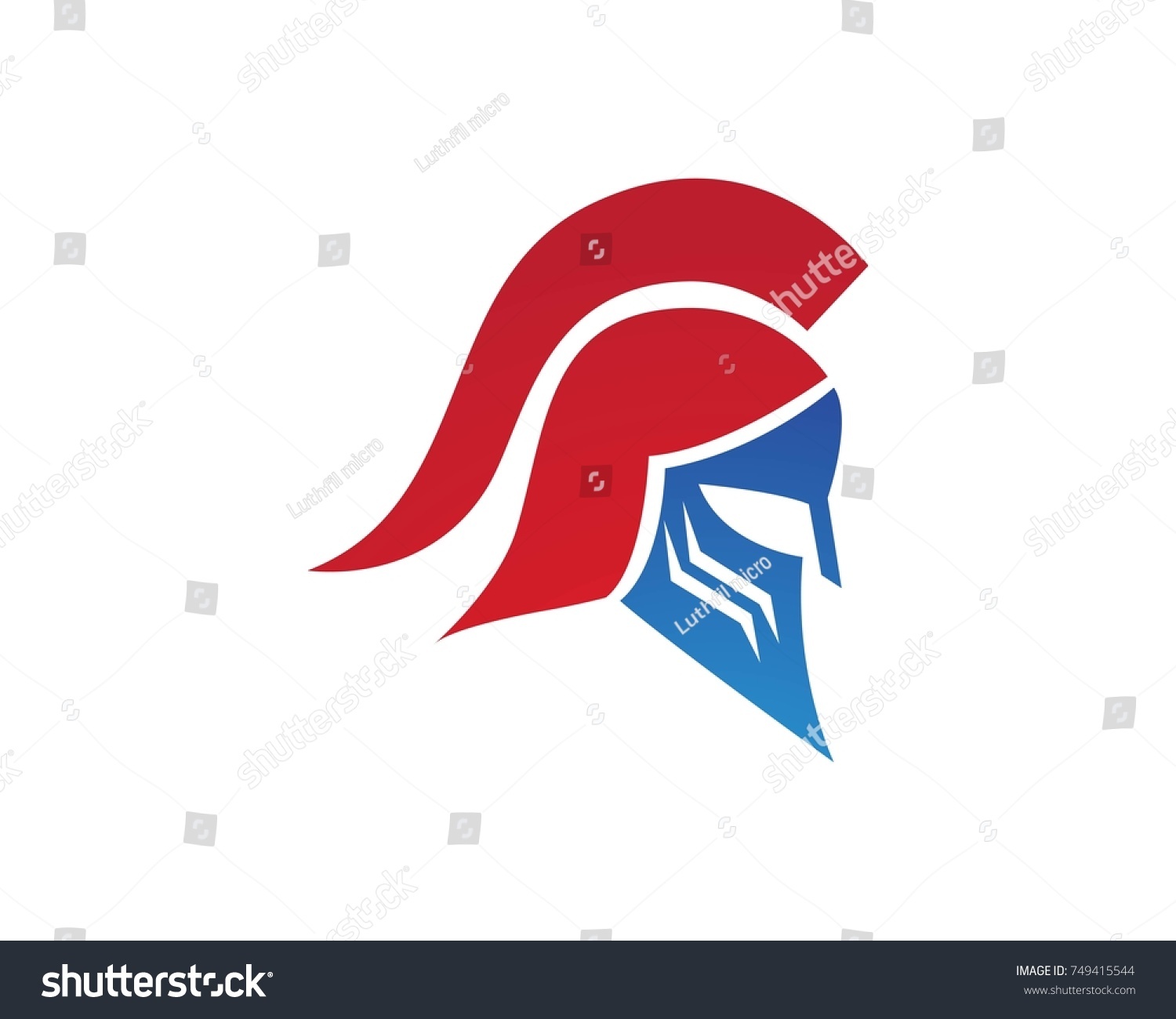 Gladiator Logos Symbols Stock Vector (Royalty Free) 749415544
