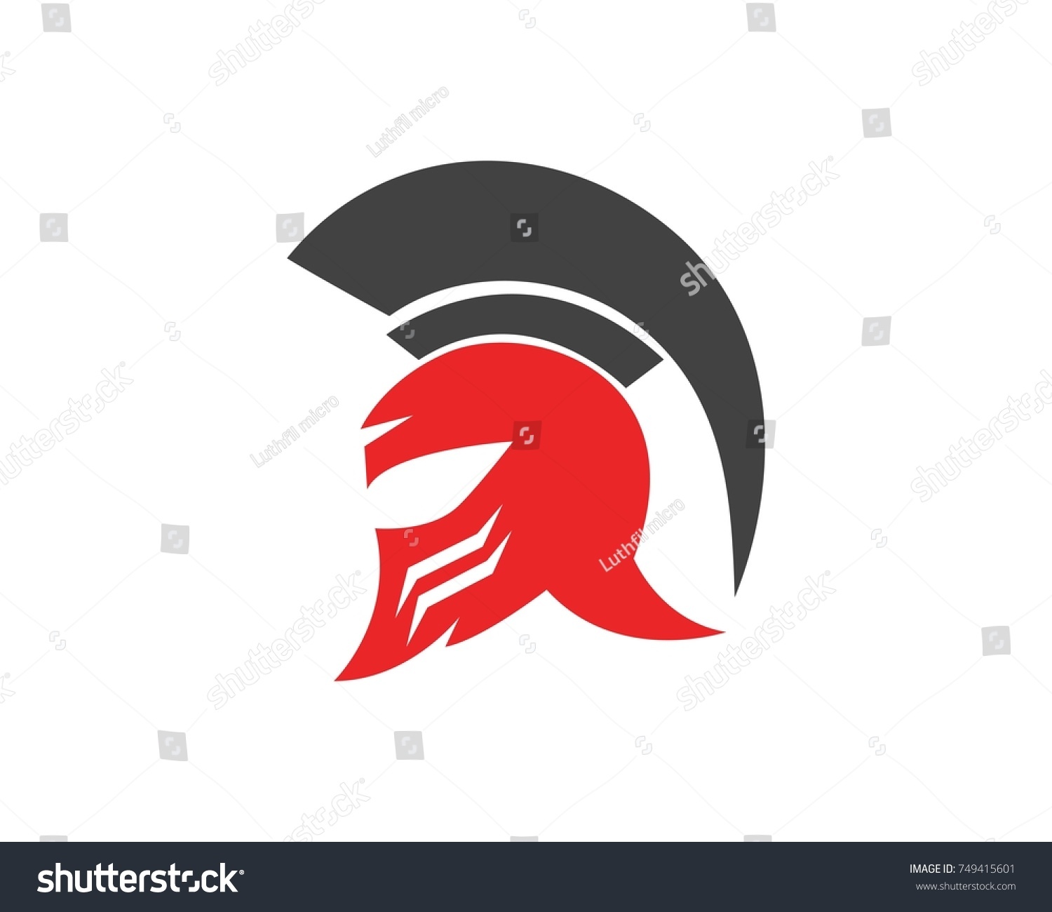 Gladiator Logos Symbols Stock Vector (Royalty Free) 749415601 ...