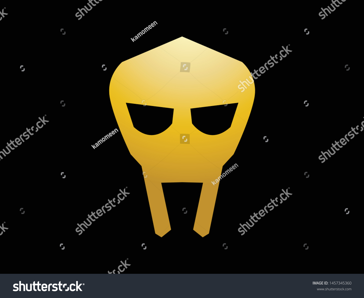 Gladiator Roman Mask Symbol Logo Vector Stock Vector (Royalty Free ...