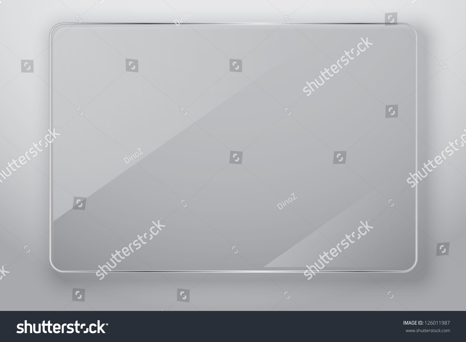 Glass Frame Vector Illustration Stock Vector (Royalty Free) 126011987 ...